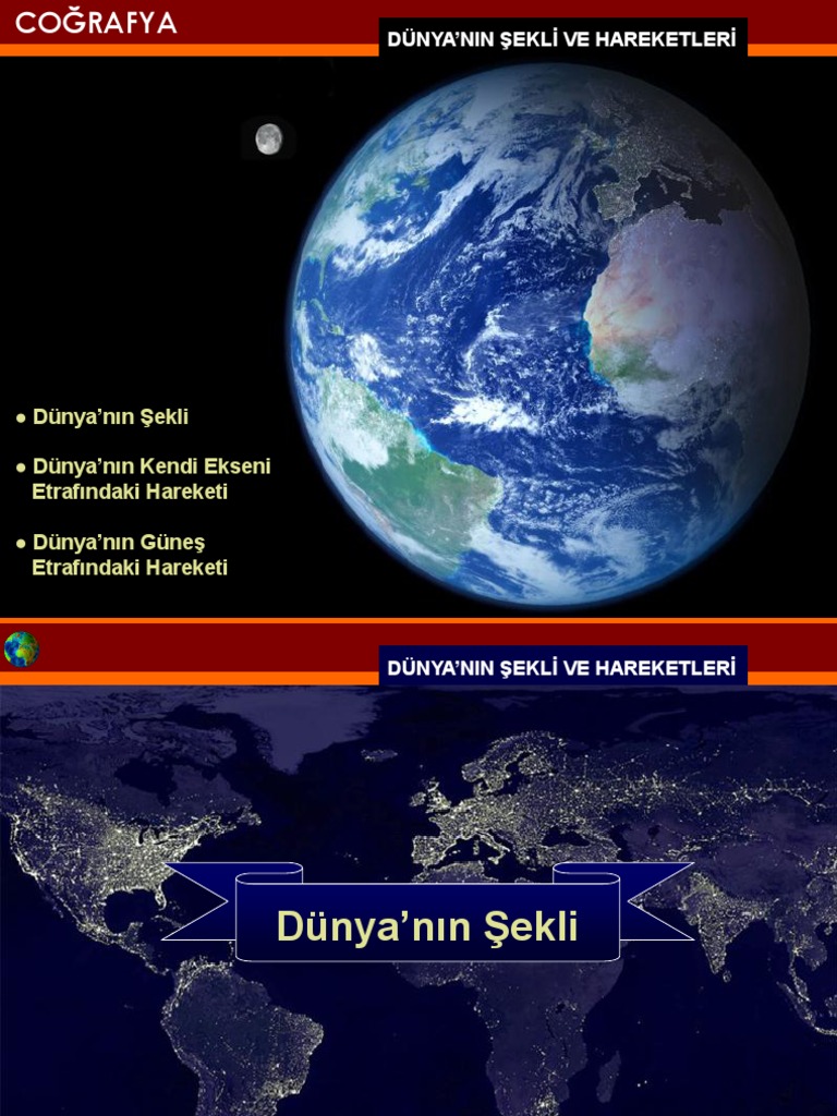 Dunyanin Sekli Ve Hareketleri | PDF