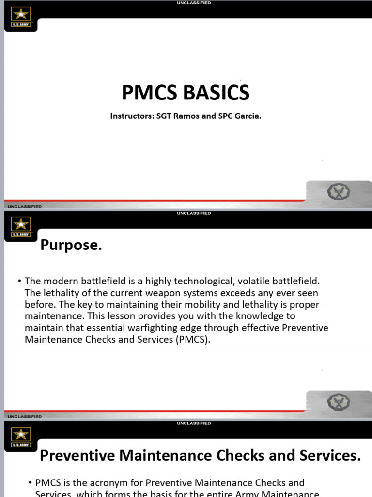 Pmcs Class | PDF