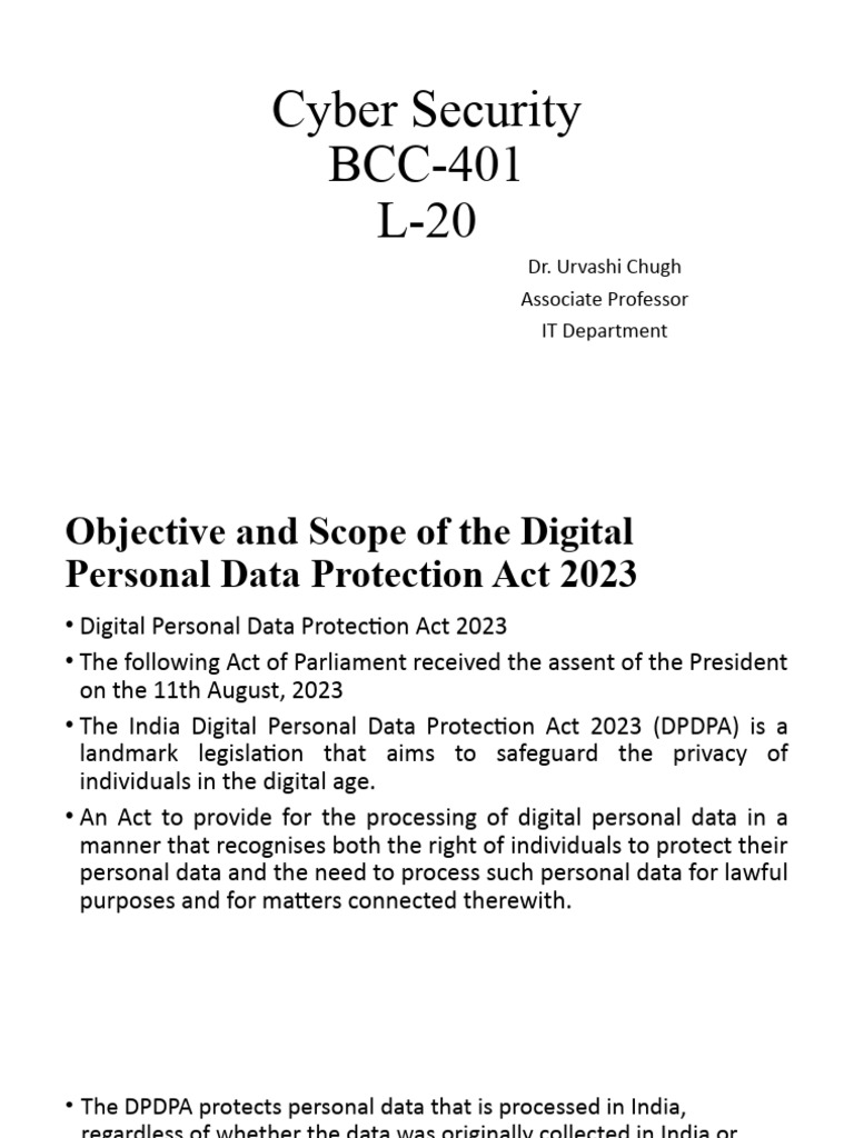 Cyber Security L-20 | PDF | Intellectual Property | Patent