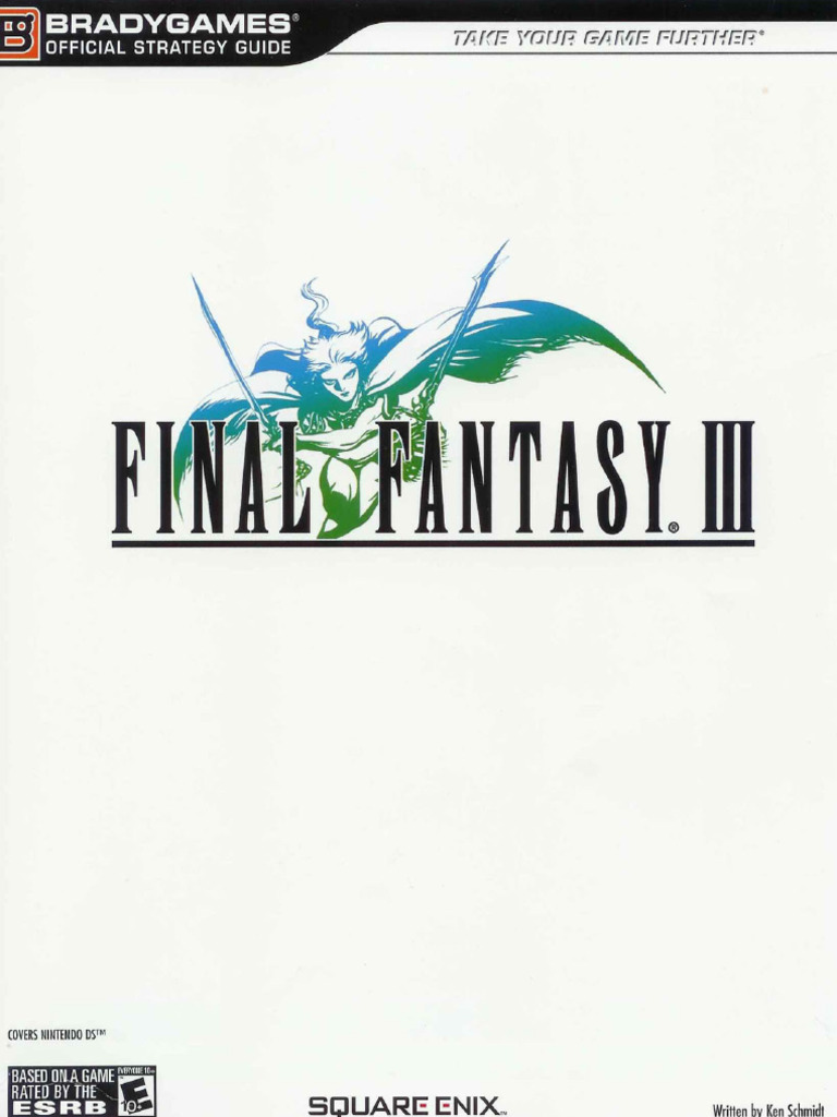 03 Final Fantasy III DS Bradygames Strategy Guide | PDF