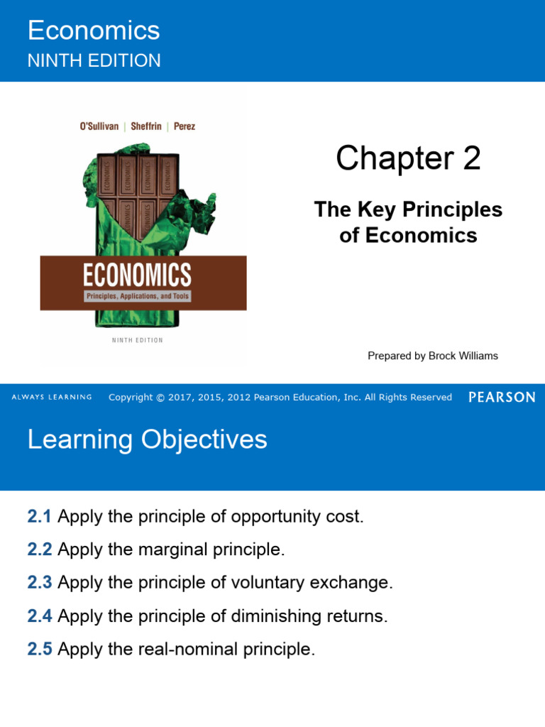 Chapter 2 - The Key Principles of Economics | PDF | Traffic Collision ...