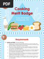 Cooking Merit Badge PDF | PDF | Meal | Cooking