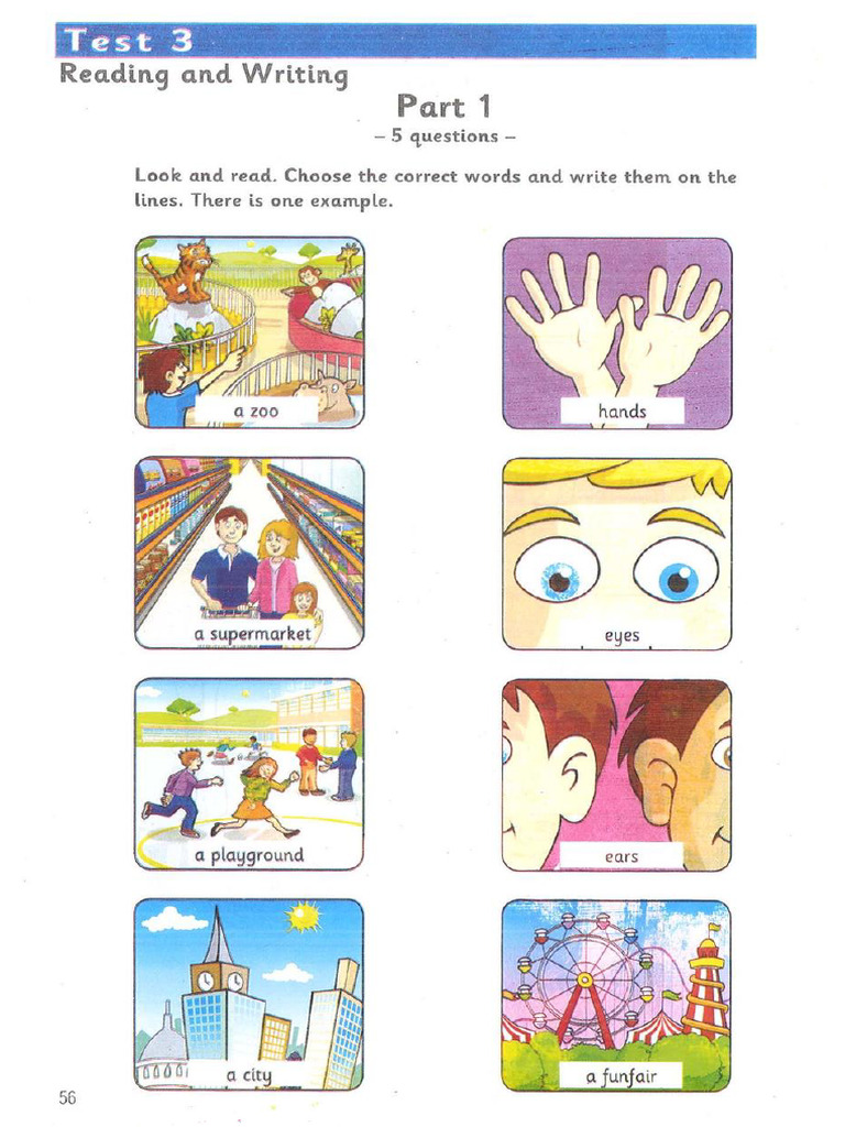 Sample Test - Reading and Writing | PDF