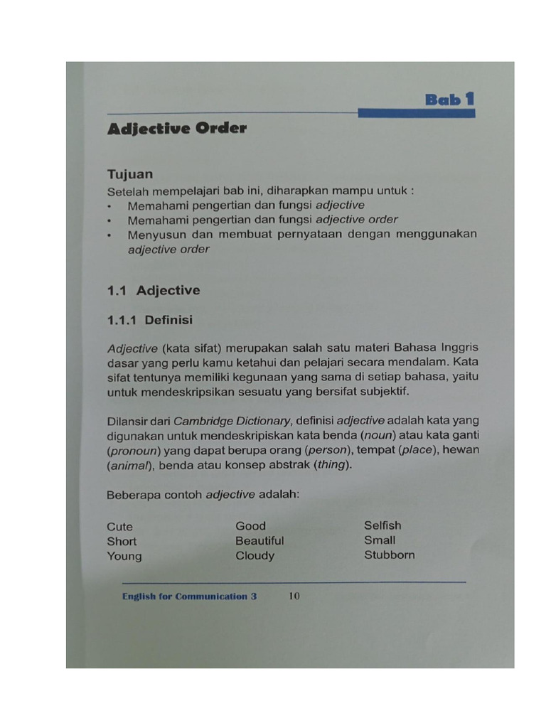 Adjective Modul | PDF