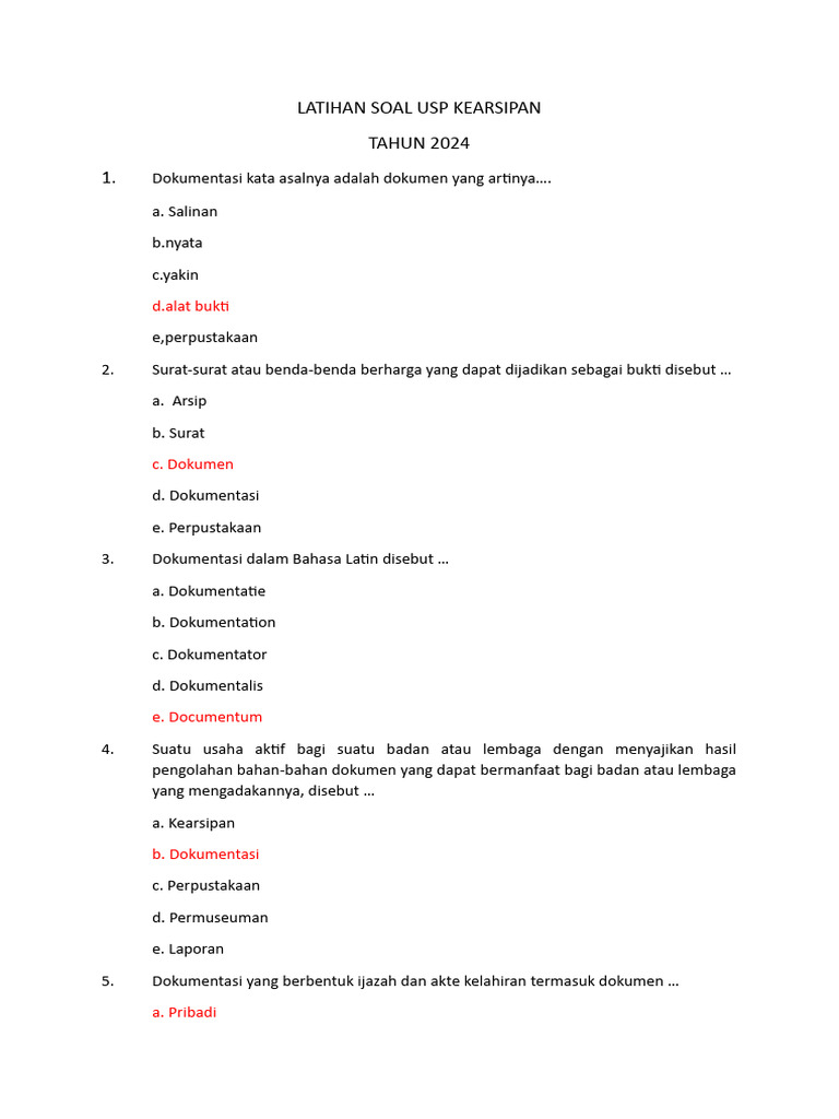 Lat Soal Usp Arsip 2024 | PDF | Kajian Bahasa Asing