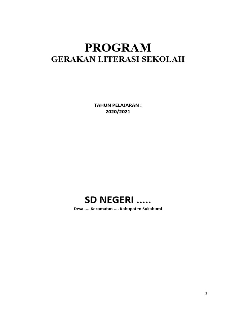 Nomor 16 Sub 1 (Program Kerja GLS) X | PDF | Karier & Perkembangan | Kajian Bahasa Asing