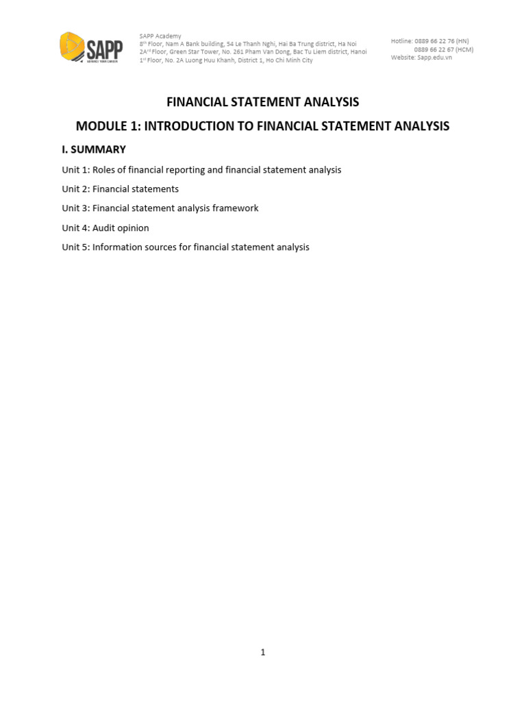 CFA1 - FSA - 2024 - M1 - Coaching Questions | PDF | Hanoi | Auditor's ...
