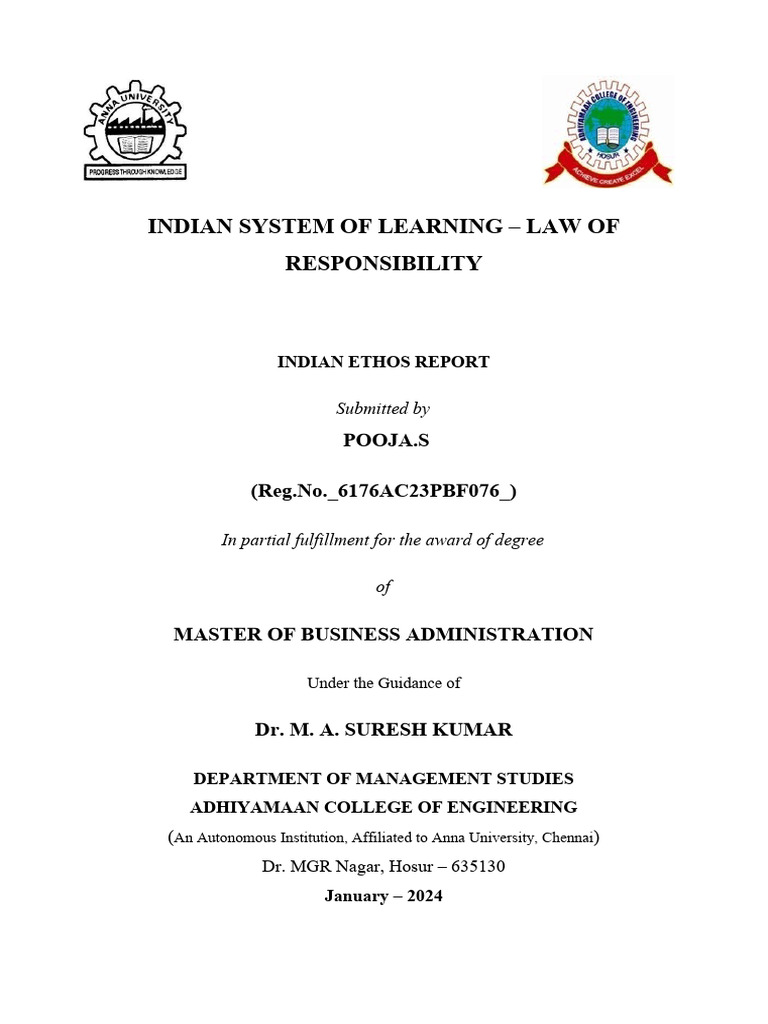 Indian Ethos Without Images | PDF | Project Based Learning | Teachers