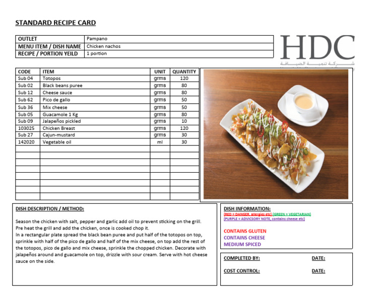 Chicken Nachos | PDF | Cheese | Asian Cuisine