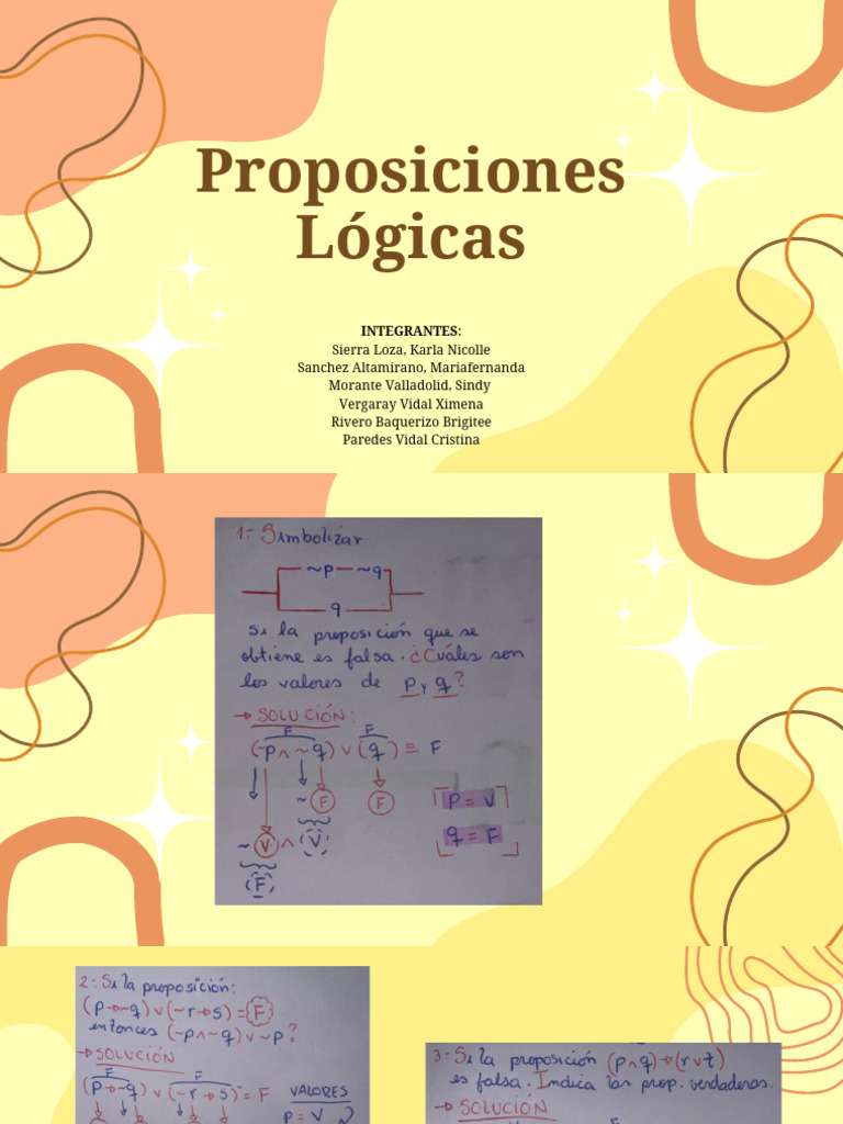 Proposiciones Lógicas | PDF