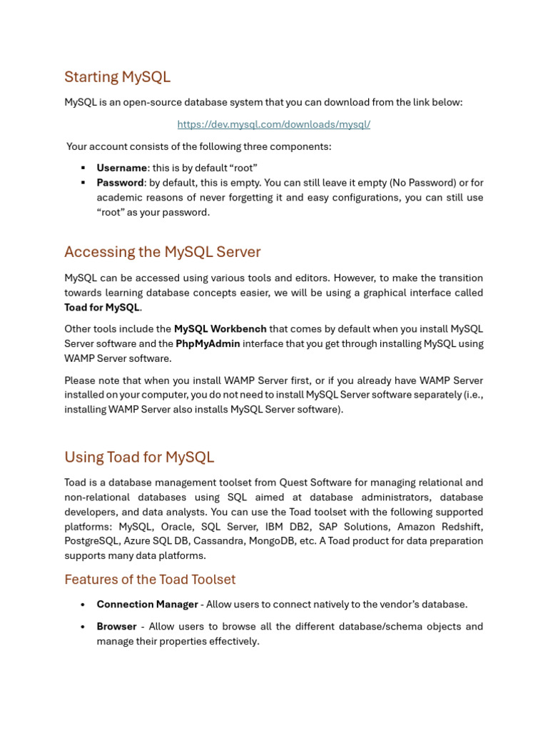 LAB - ERDs, Create Databases and Tables | PDF | My Sql | Databases