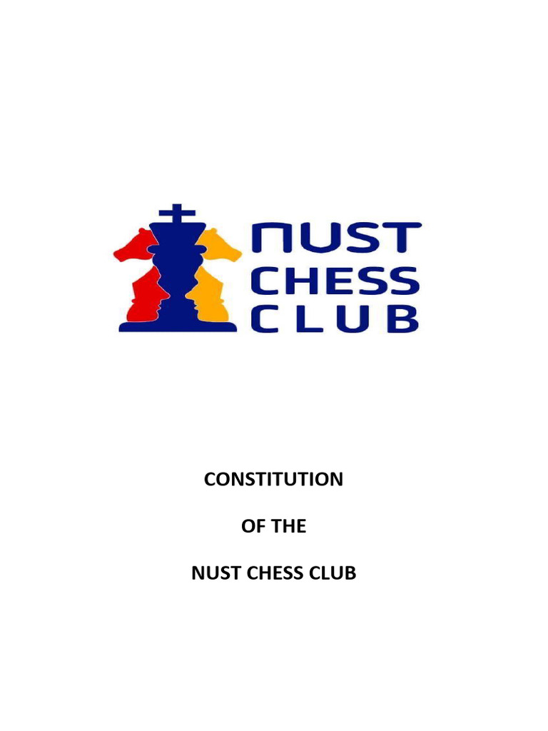 Constitution of The Nust Chess Club | PDF | Chess | Committee