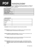 Nedbank Foundation CSI Funding Application Form 2024 | PDF | Nonprofit ...