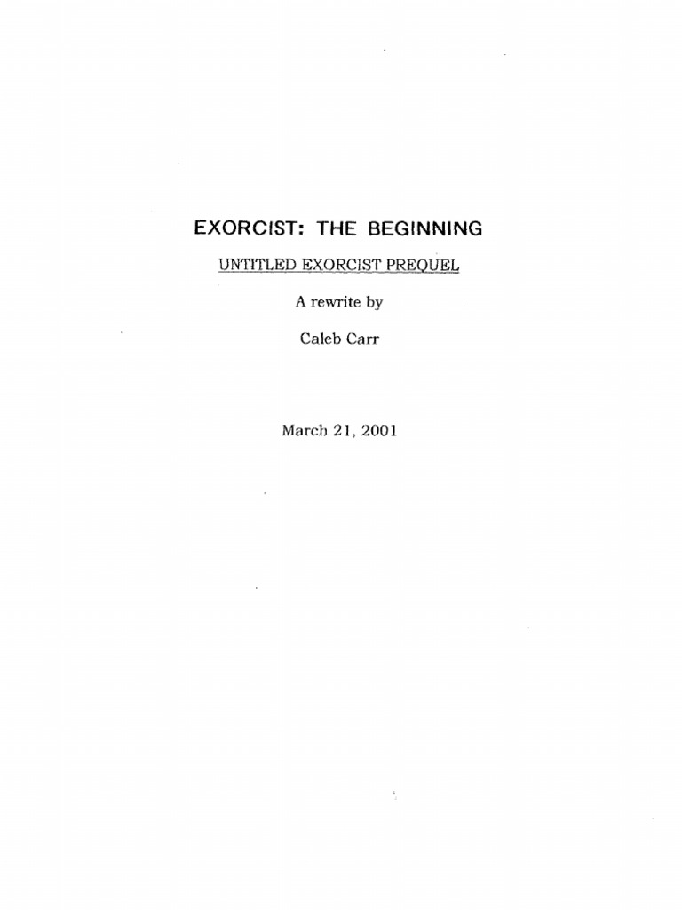 Exorcist_ The Beginning | PDF