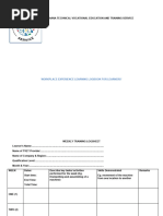 WBL Logbook Sheet Template Guide | PDF | Career & Growth