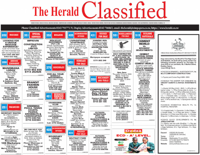 Classified Page 2 For 11 June 2024 ONLINE Compressed | PDF
