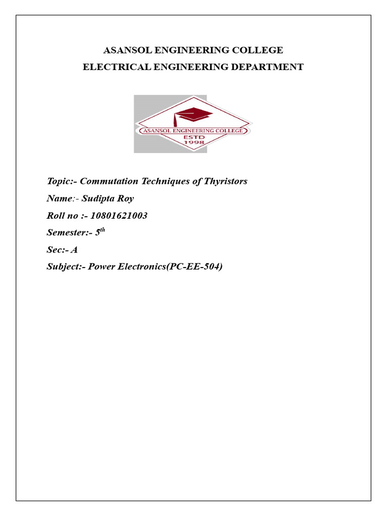 Power Electronics | PDF | Power Electronics | Electricity