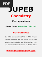 UNILAG JUPEB Practice Questions Answers | PDF