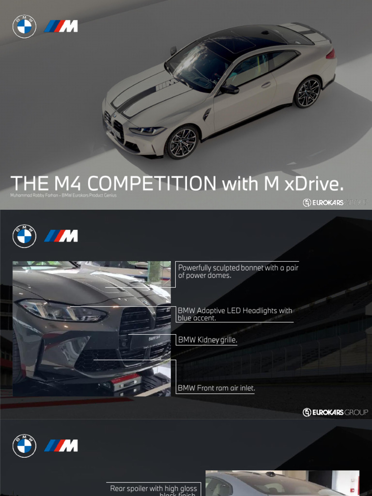 BMW Product Specification - BMW M4C With M Xdrive LCi (2024) | PDF