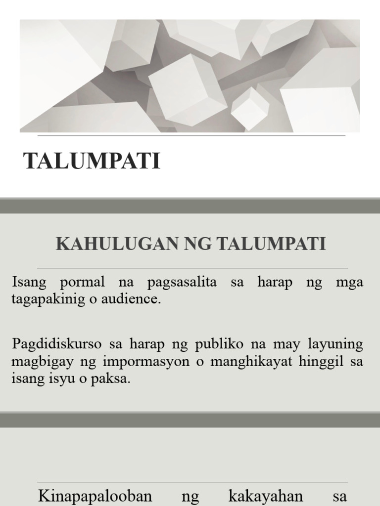 TALUMPATI | PDF