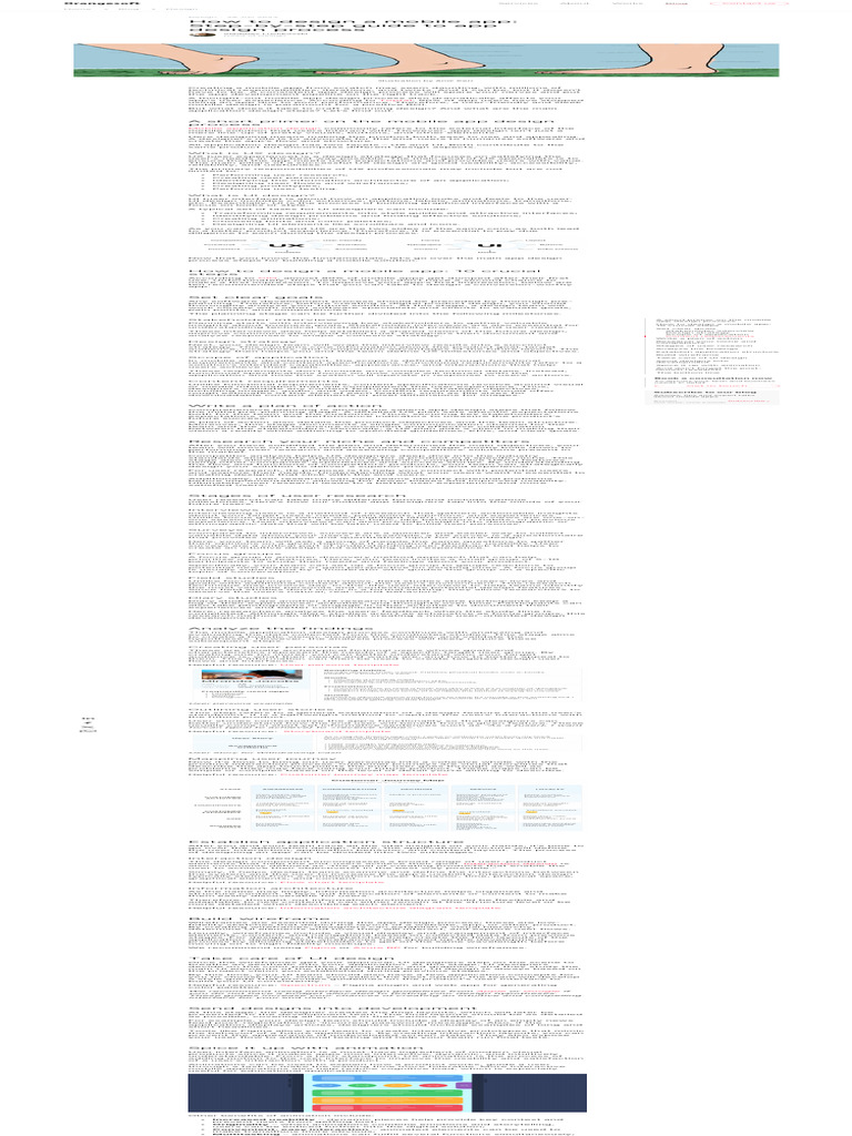 How To Design A Mobile App Step-by-Step Guide To | PDF | Usability ...