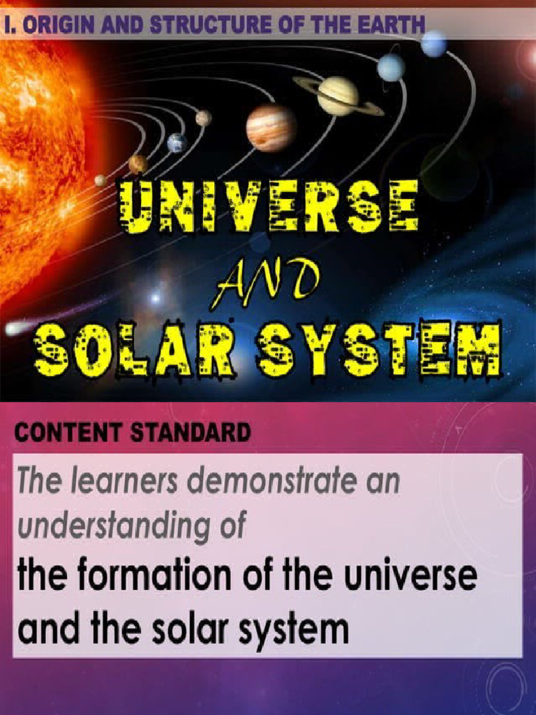 Universe and Solar System | PDF