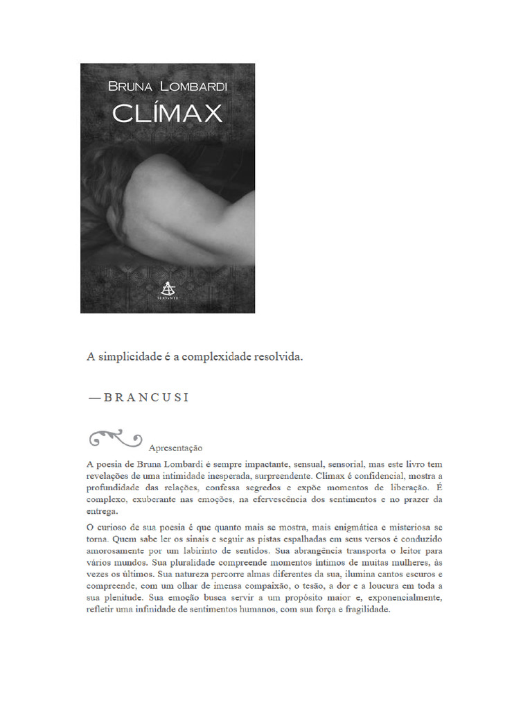 Climax - Bruna Lombardi Preview | PDF