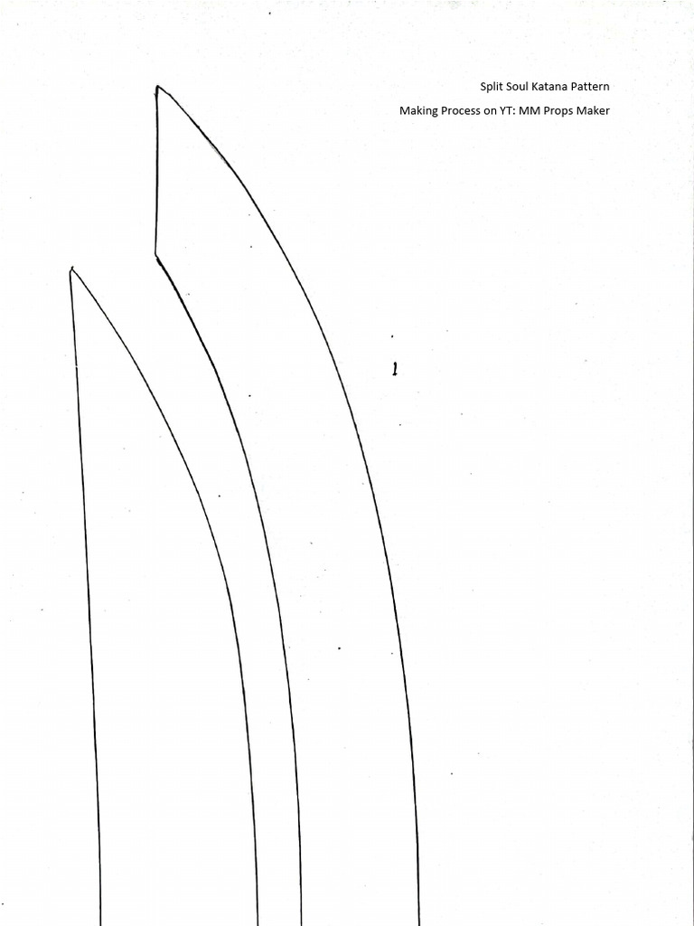 Split Soul Katana Pattern | PDF