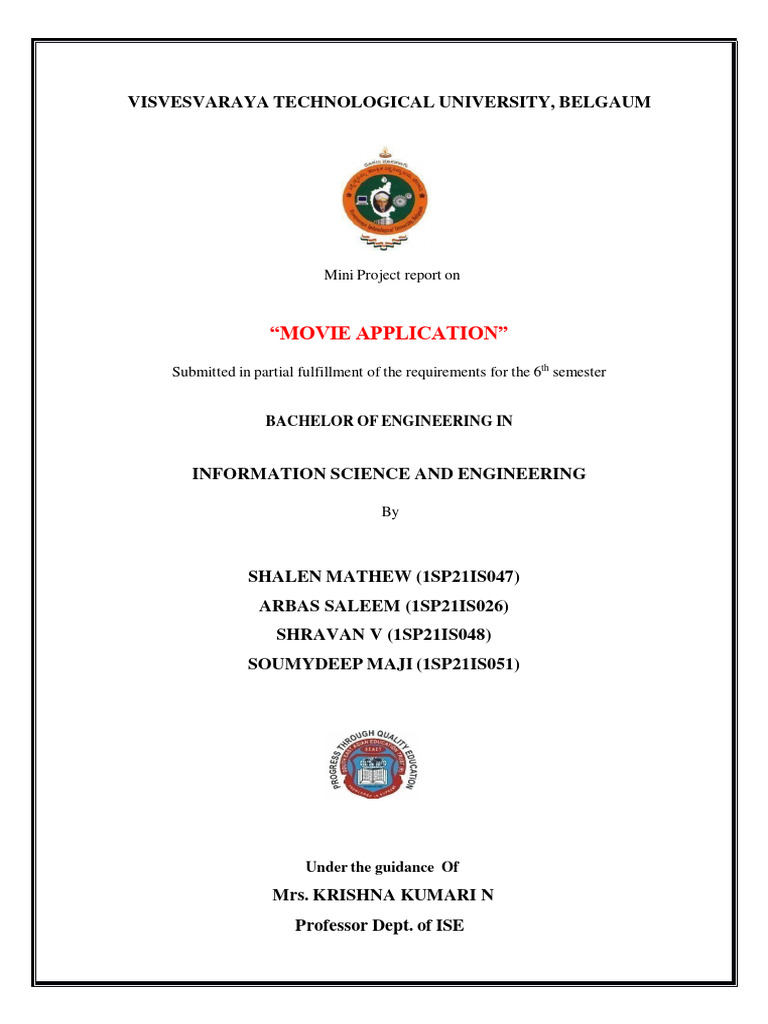 Movie Recommendation App Project Report | PDF | Java (Programming ...