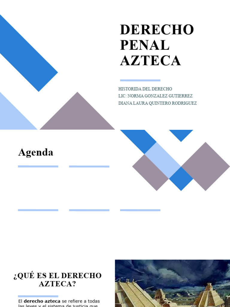 Derecho Penal Azteca | PDF