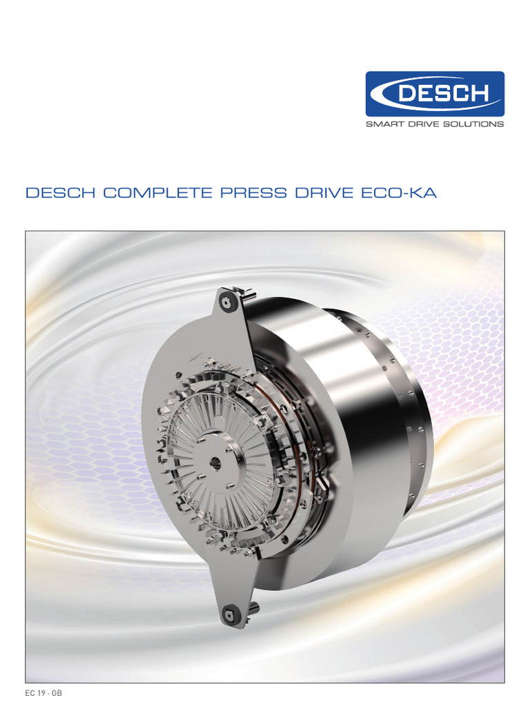 DESCH - EC - 19 - Complete Press Drive ECO-KA - GB | PDF | Clutch | Gear