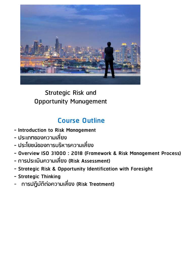 Strategic Risk _ Opportunity Management | PDF