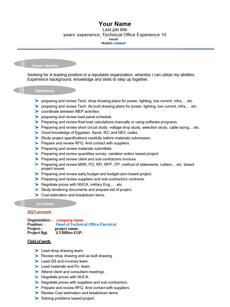 CV Template | PDF | Cisco Certifications