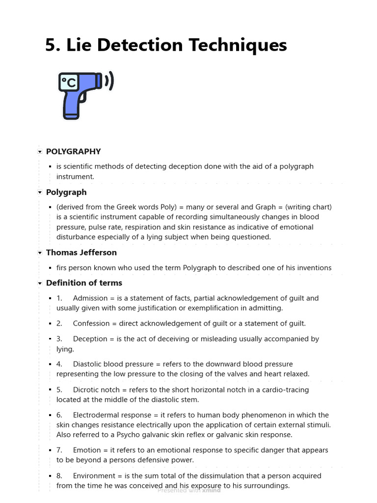Polygraphy and Lie Detection History | PDF | Polygraph | Nervous System