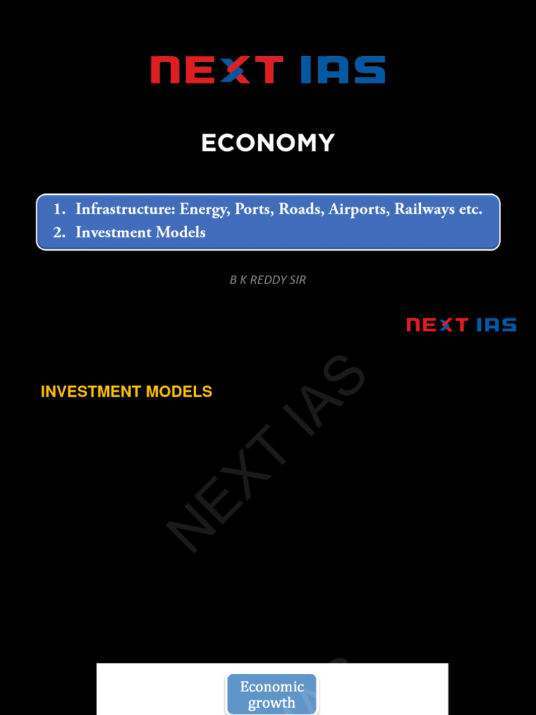 Investment Models | PDF | Public–Private Partnership | Logistics