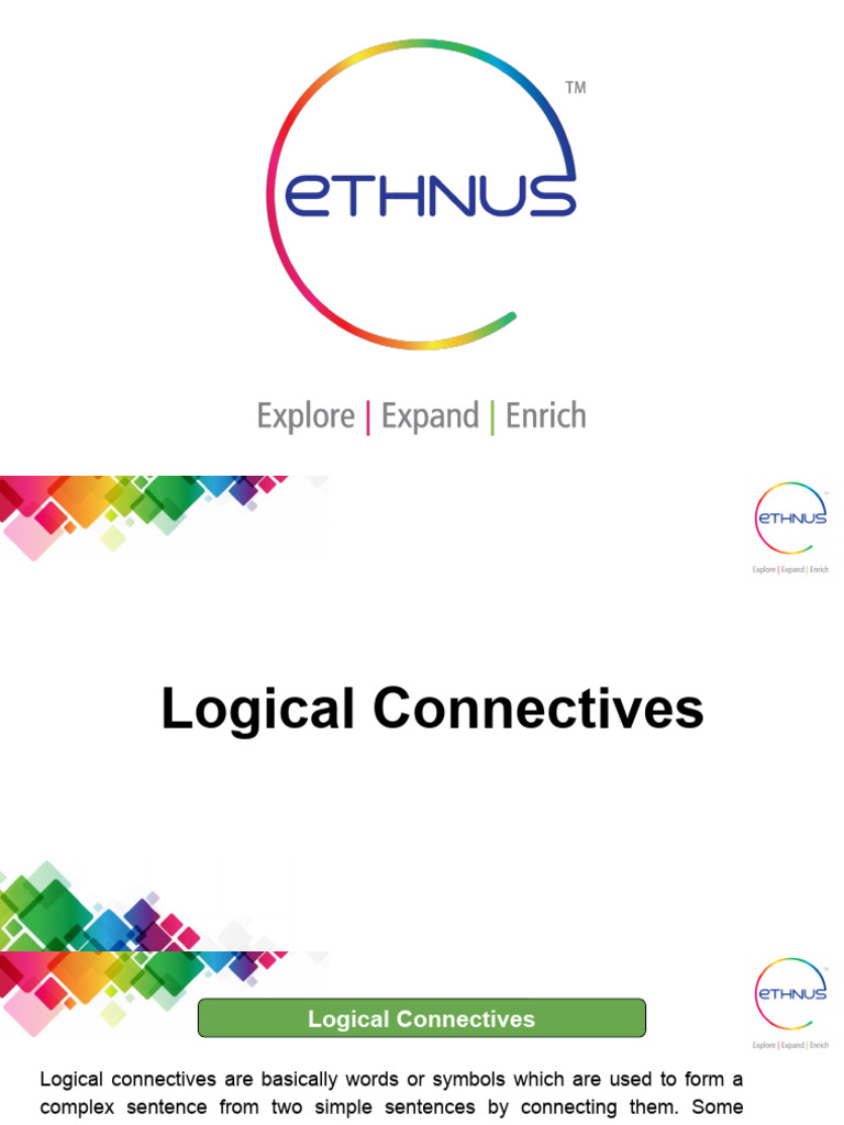 Logical Connectives 2022 | PDF | Question | Logic