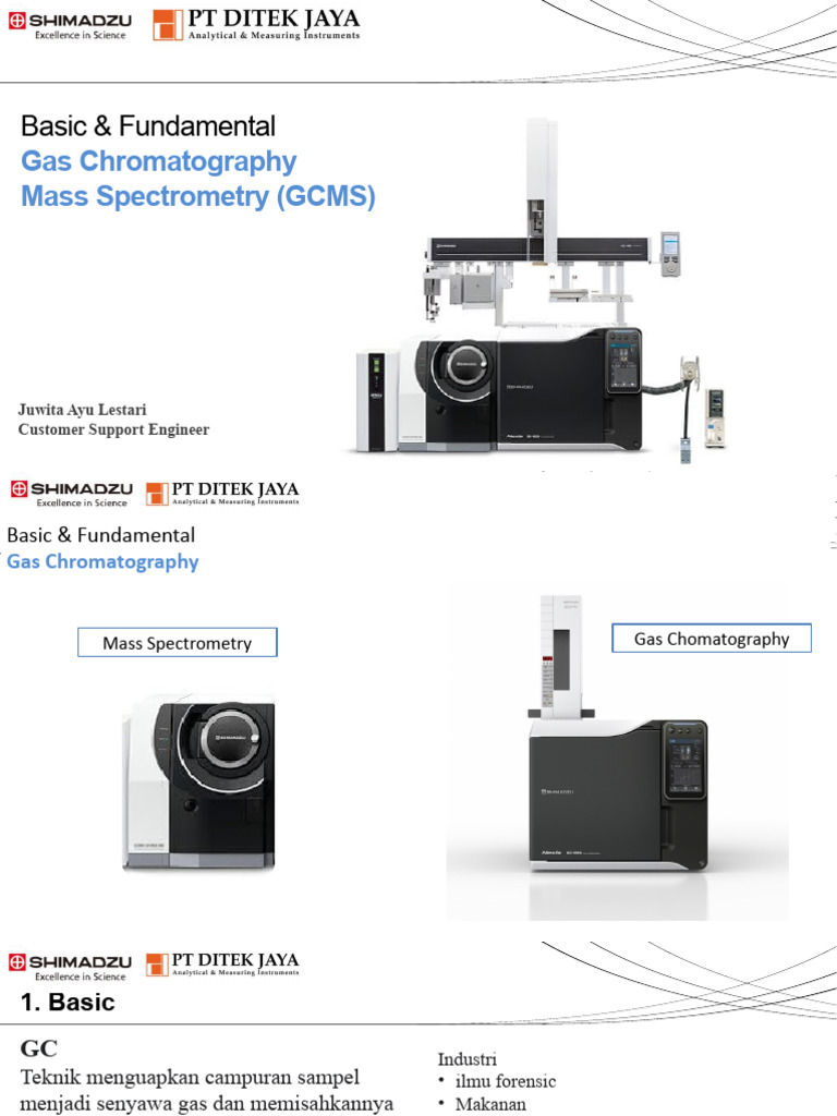 Gas Chromatography Mass Spectrometry Basics | PDF | Gas Chromatography ...