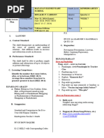 Lesson Plan With Indicators and Annotations | PDF | Learning | Lesson Plan
