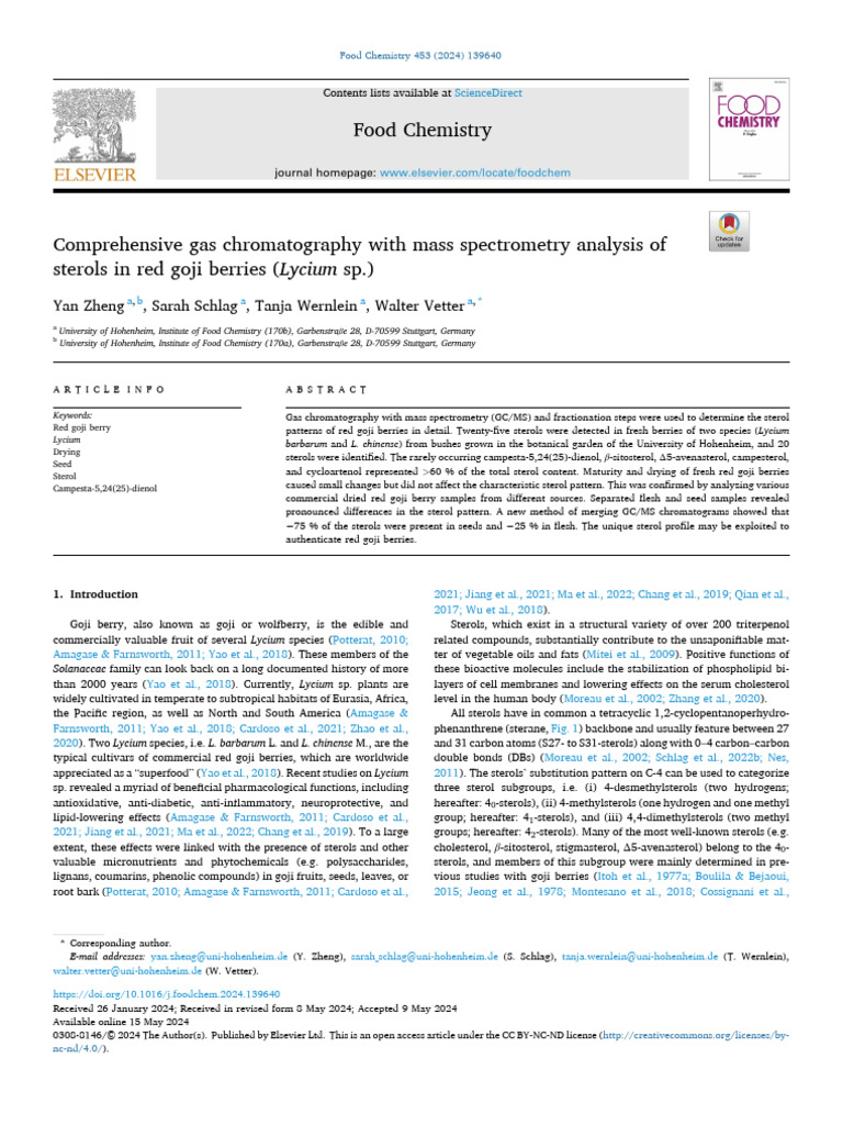 Comprehensive Gas Chromatography With Mass Spectrometry Analysis of ...
