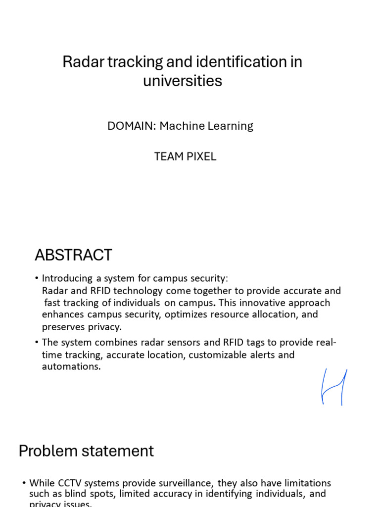 Radar and RFID for Campus Security | PDF | Radio Frequency ...