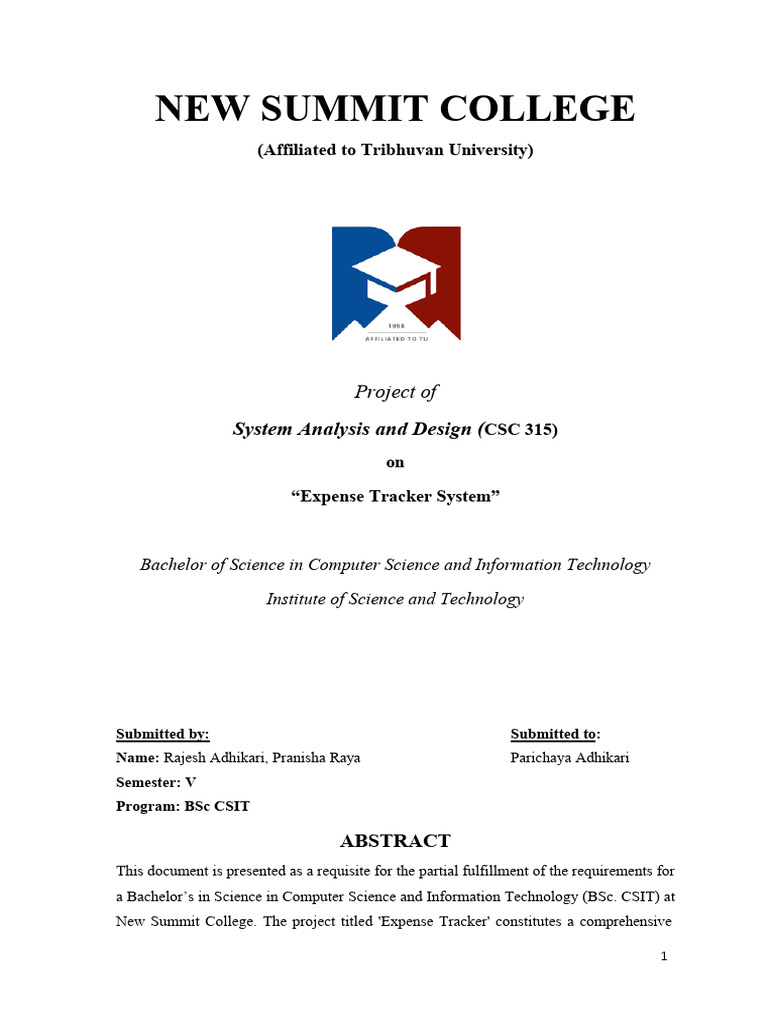 SAD Project Final | PDF | Security | Computer Security