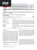 Forsus Appliance for Class II Correction | PDF | Orthodontics | Tooth