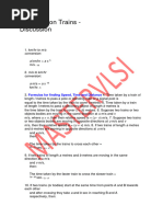 TRain Sums | PDF | Speed | Length