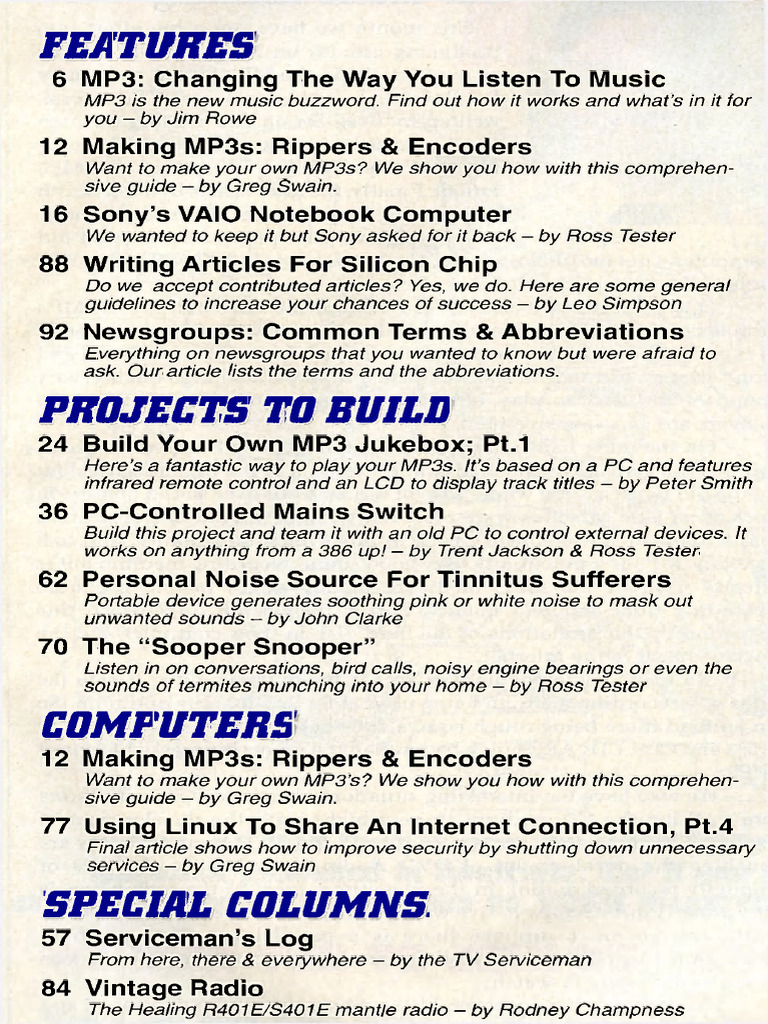 Essential Guide to MP3s and Projects | PDF | Computers