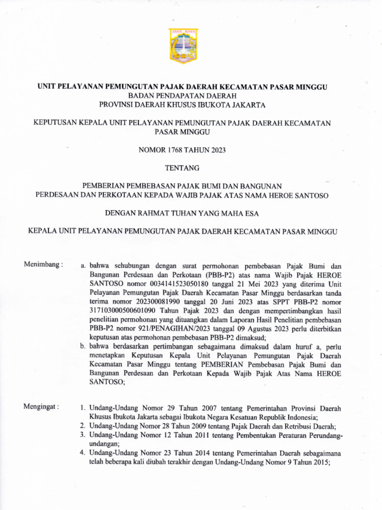 SK Bebas PBB 2023 | PDF