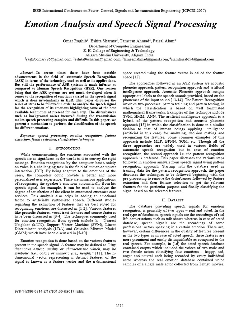 Speech Processing Papers | PDF | Speech Recognition | Spectral Density