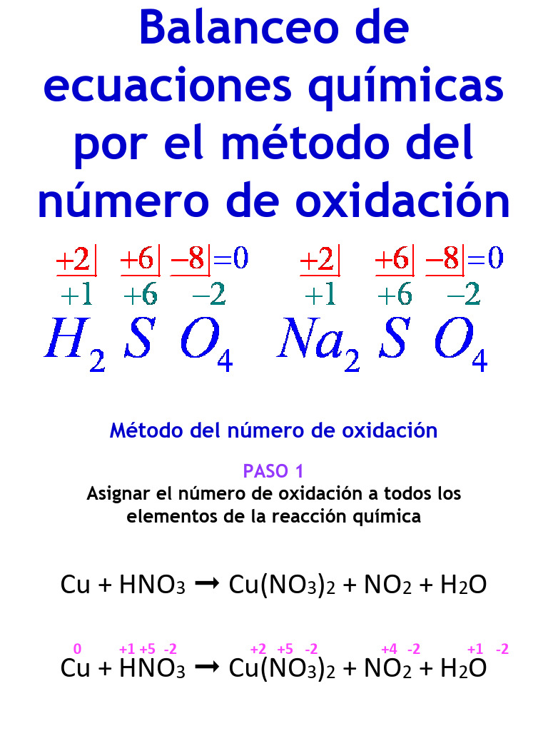Balanceo de Reacciones Redox: Métodos y Ejemplos | PDF | Redox | Química