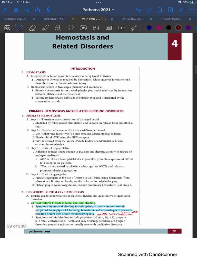 Platelets Patho Shortlisting | PDF