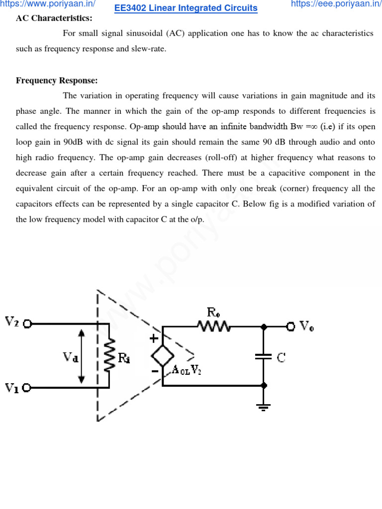 E3402 Linear Integrated Circuits | PDF | Operational Amplifier | Amplifier