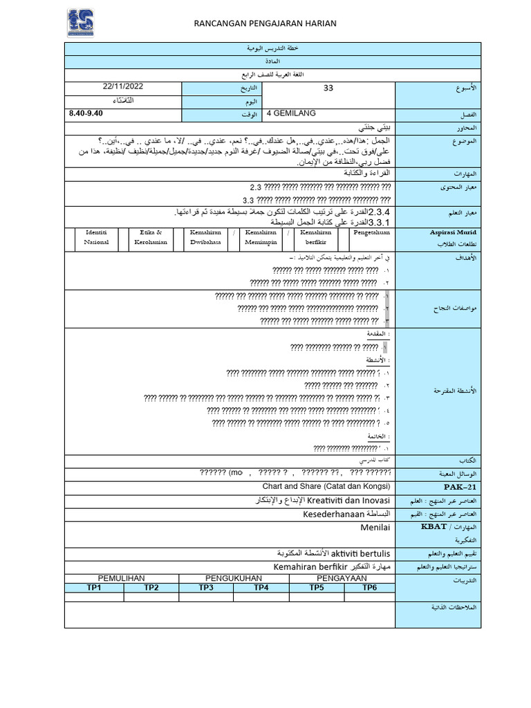 RPH Ba THN 4 - M33 | PDF